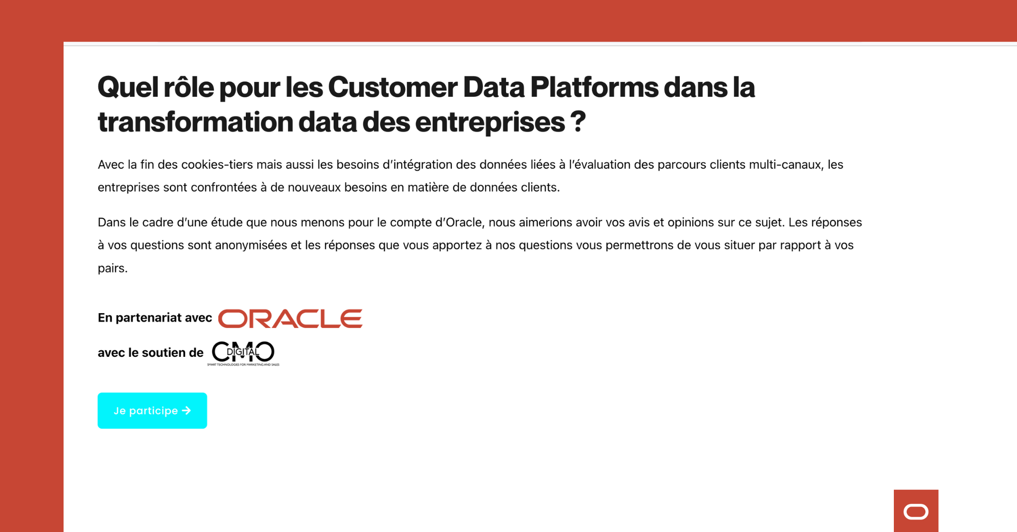 Oracle CX Unity : Customer Data Platform